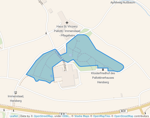 Park Schloss Hersberg in Immenstaad am Bodensee | Map and Routes