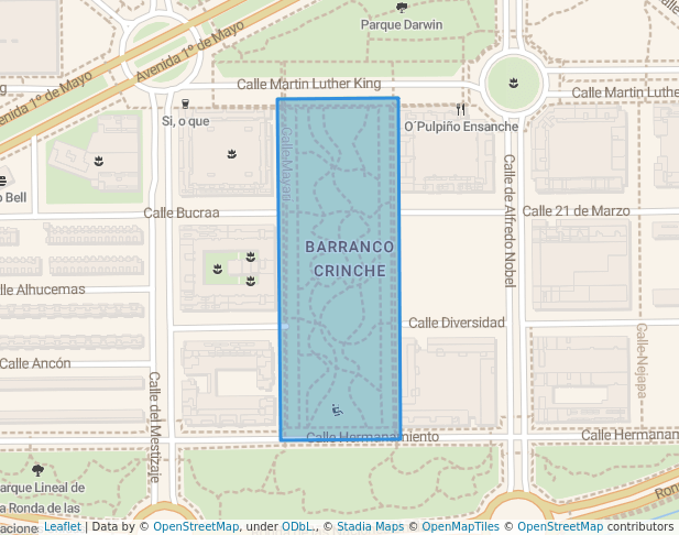 Parque Darwin in Alcorcón | Map and Routes