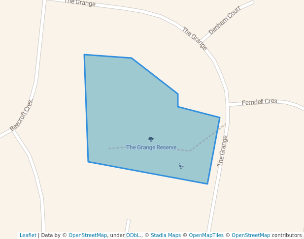 The Grange Reserve in Doncaster | Map and Routes