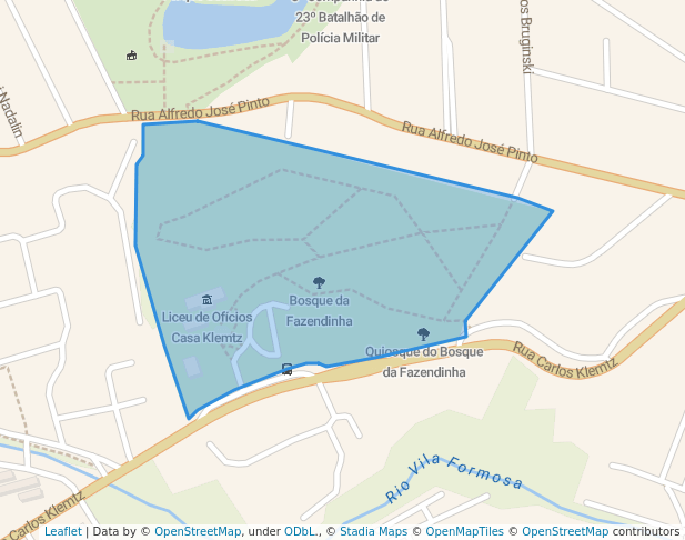 Bosque da Fazendinha in Curitiba | Map and Routes