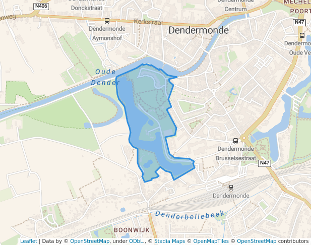 Brusselse Forten in Dendermonde | Map and Routes