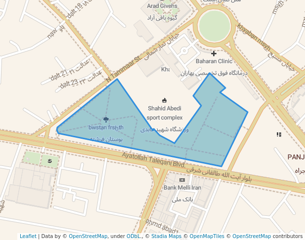 بوستان فرشته in Neyshabur | Map and Routes
