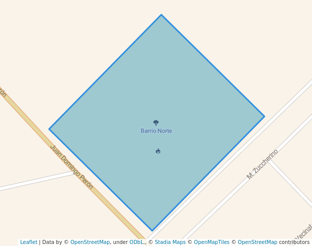 Barrio Norte in América | Map and Routes