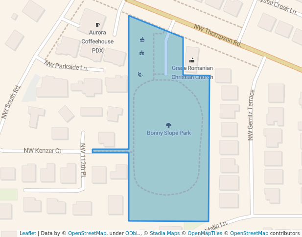 Bonny Slope Park in Portland | Map and Routes