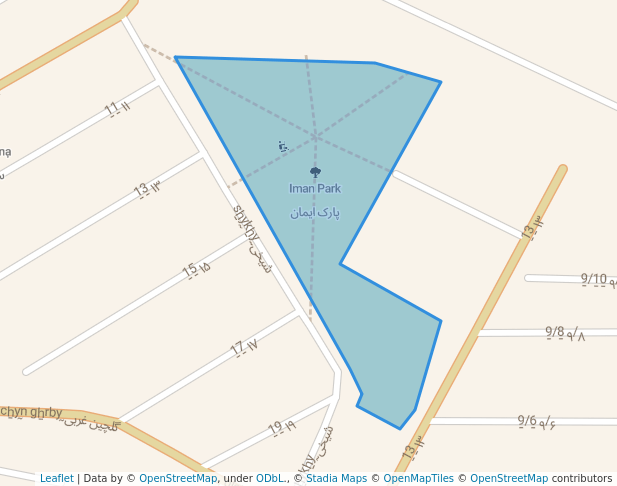 Iman Park in Shiraz | Map and Routes