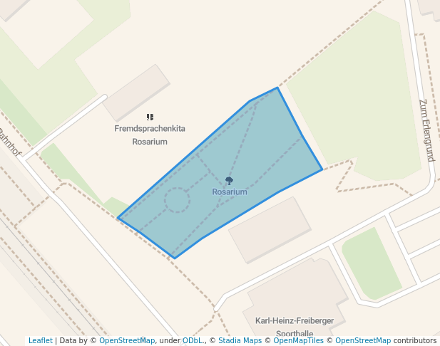 Rosarium in Meerane | Map and Routes