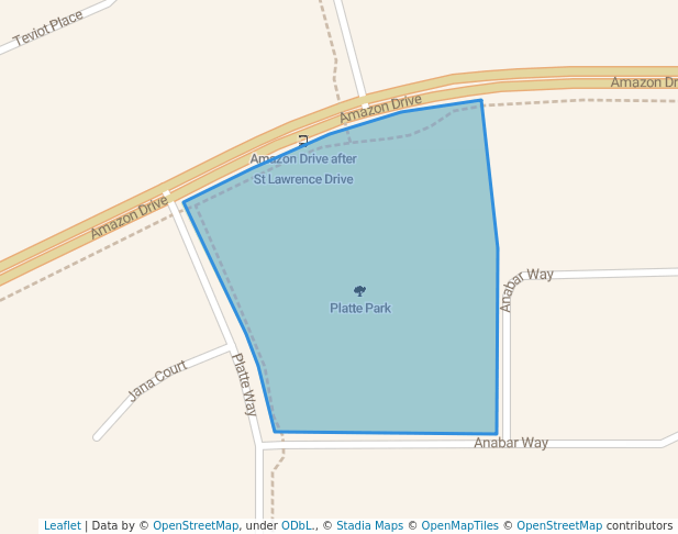 Platte Park in Beechboro | Map and Routes