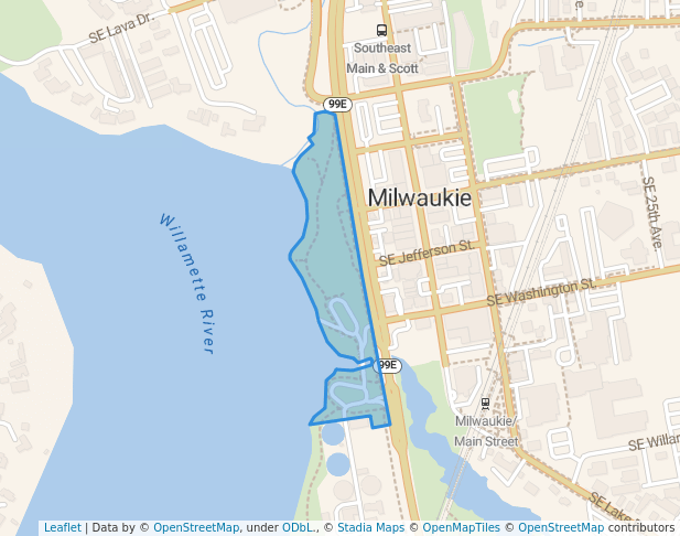 Milwaukie Bay Park in Milwaukie | Map and Routes