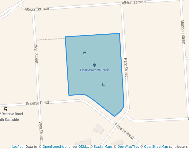 Charlesworth Park in Campbelltown | Map and Routes