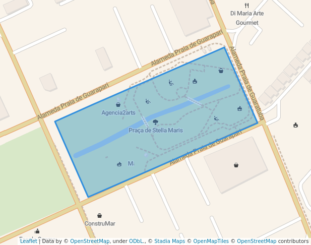 Praça de Stella Maris in Salvador | Map and Routes