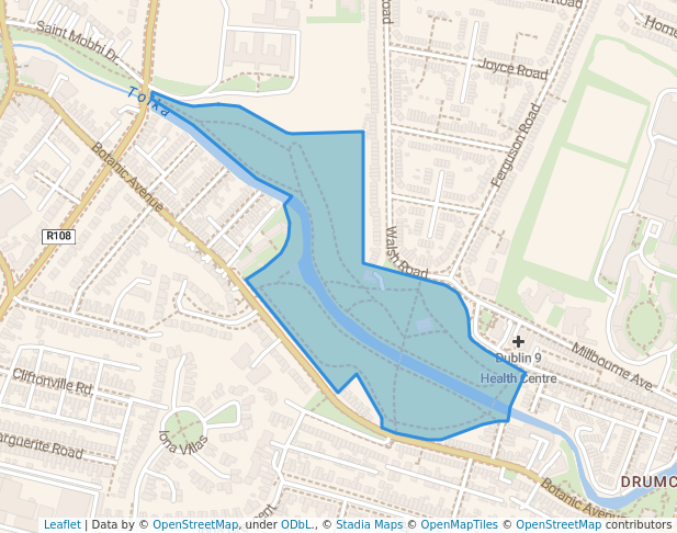 Griffith Park in Dublin | Map and Routes