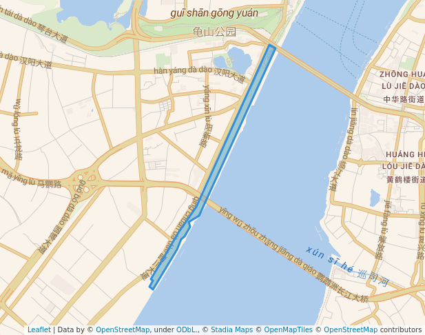 汉阳江滩 in Wu Han Shi | Map and Routes