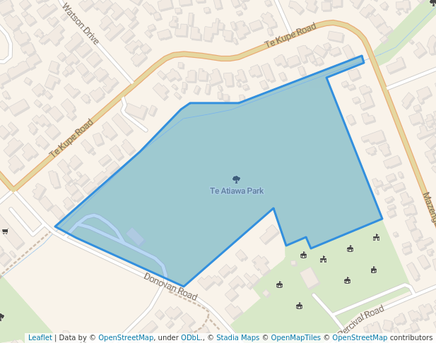 Te Atiawa Park in Paraparaumu | Map and Routes
