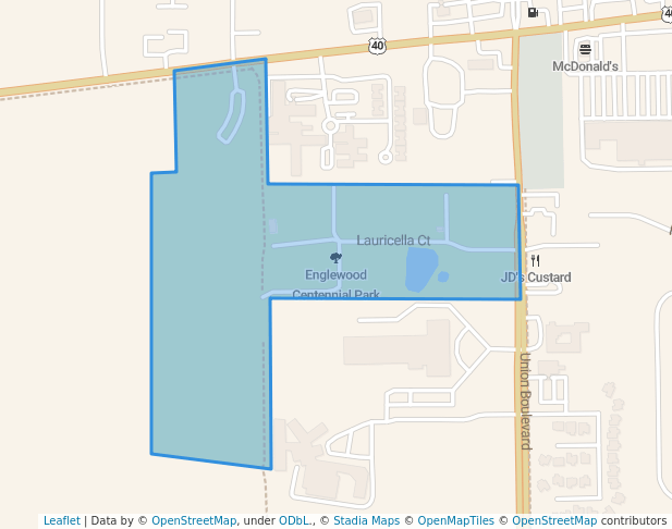 Englewood Centennial Park in Englewood | Map and Routes