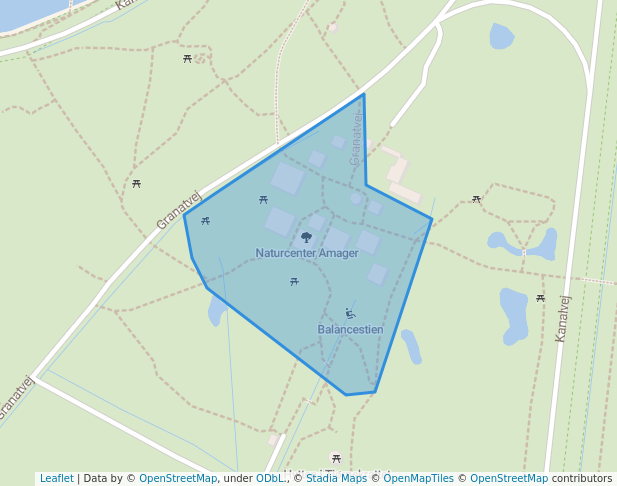 Naturcenter Amager in Kastrup | Map and Routes