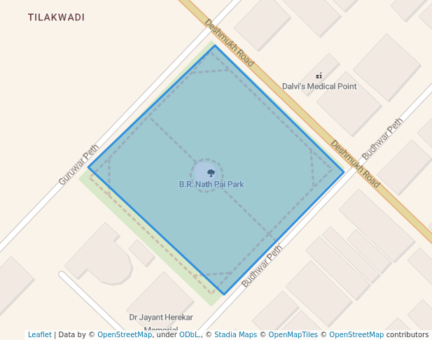 Nath Pai Garden in Belagavi | Map and Routes