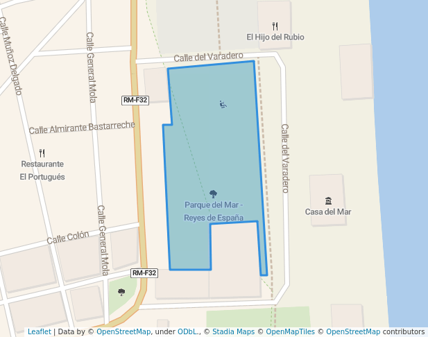 Parque del Mar - Reyes de España in San Pedro del Pinatar | Map and Routes