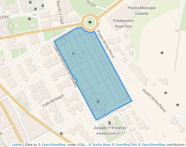 Parque Municipal La Paz in Barbastro | Map and Routes