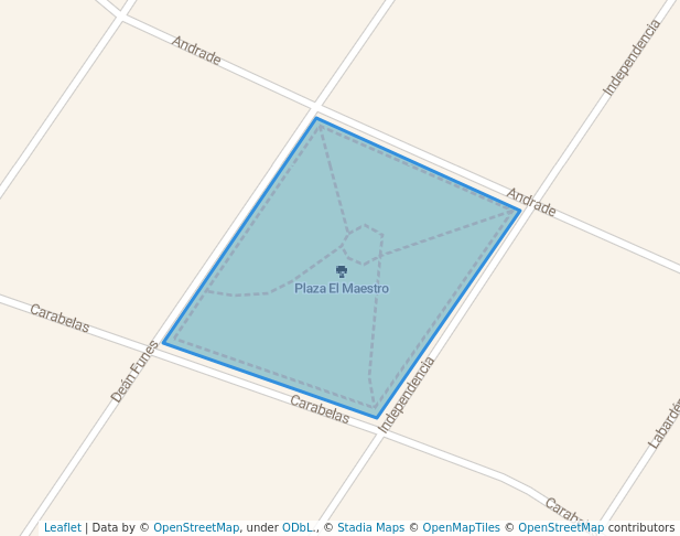 Plaza El Maestro in Bernal | Map and Routes