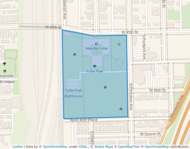 Fuller Park in Chicago | Map and Routes