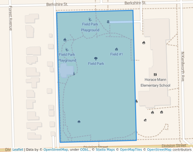 Field Park in River Forest | Map and Routes