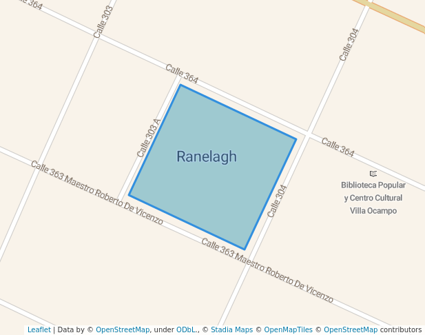Plaza Manuel Belgrano in Ranelagh | Map and Routes