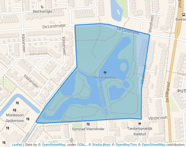 De Eendenkooi in Spijkenisse | Map and Routes