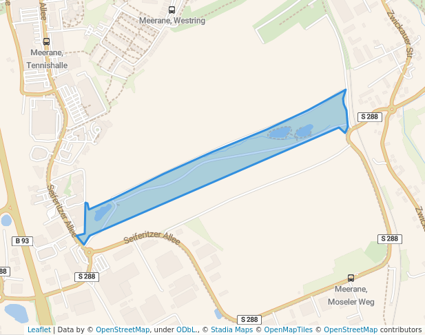 Hochzeitswald in Meerane | Map and Routes