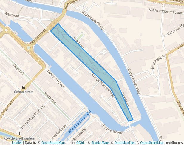 De Plantage in Schiedam | Map and Routes