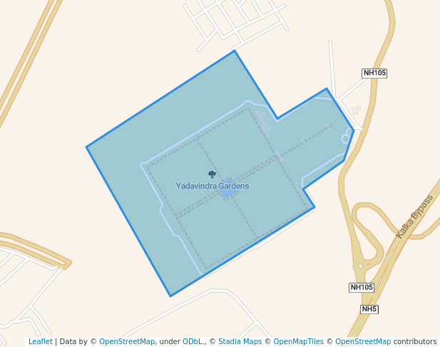 Yadavindra Gardens in Pinjore | Map and Routes