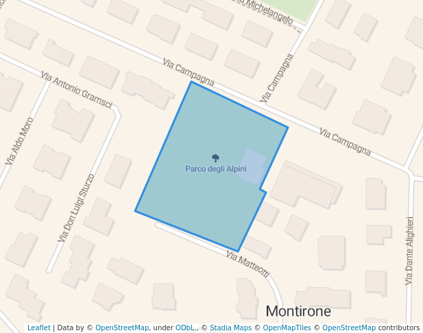 Parco degli Alpini in Montirone | Map and Routes