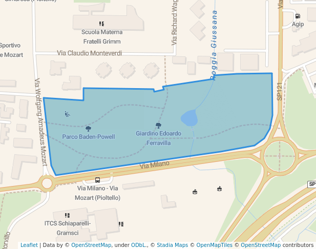 Giardino Edoardo Ferravilla in Pioltello | Map and Routes