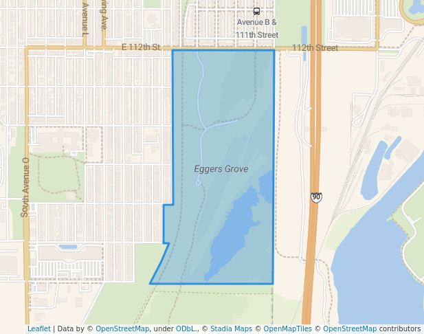 Eggers Grove in Chicago | Map and Routes