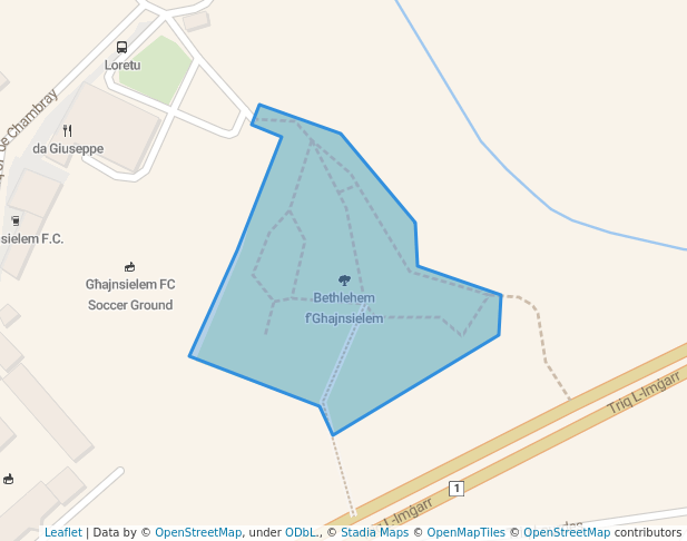 Bethlehem f'Ghajnsielem in Għajnsielem | Map and Routes