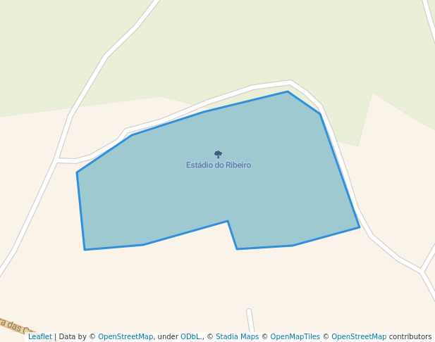 Estádio do Ribeiro in Bodiosa | Map and Routes