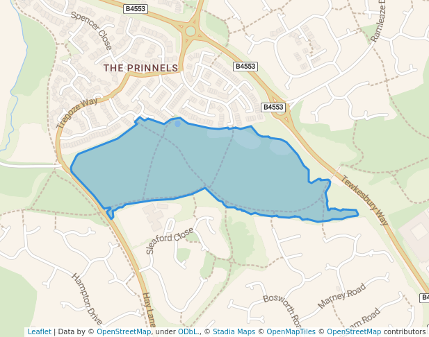 Shaw Ridge Linear Park in Swindon | Map and Routes