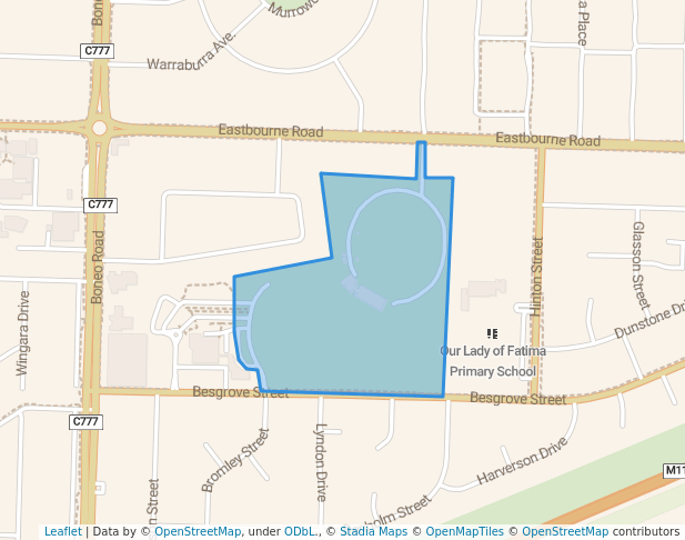 Olympic Park Recreation Reserve in Rosebud | Map and Routes