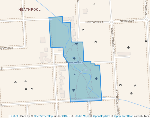 Tusmore Park in Tusmore | Map and Routes