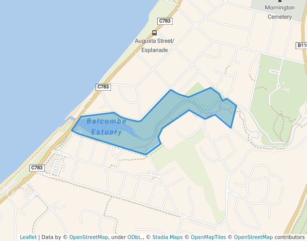 Balcombe Reserve in Mount Martha | Map and Routes