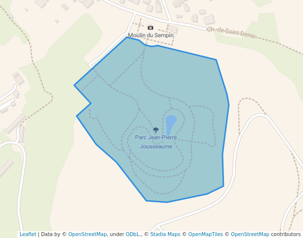 Parc Jean-Pierre Jousseaume in Montfermeil | Map and Routes