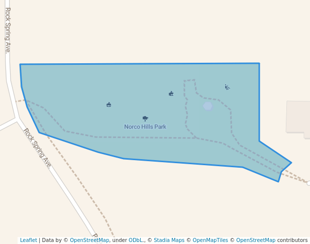 Norco Hills Park in Norco | Map and Routes