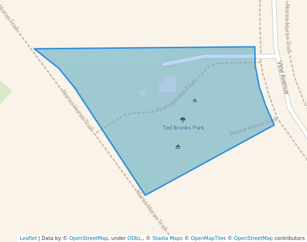 Ted Brooks Park in Norco | Map and Routes