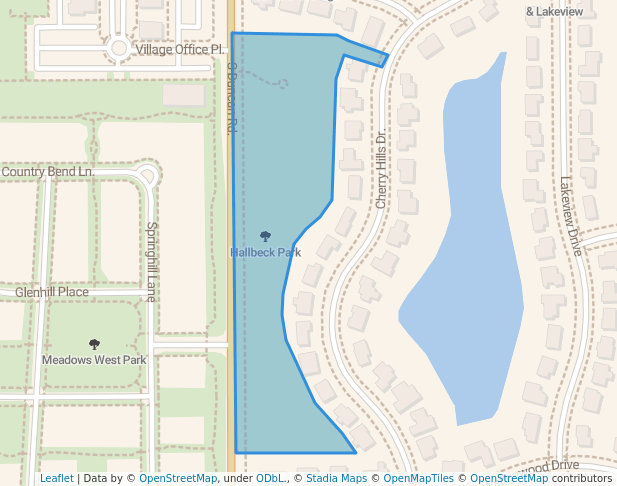 Hallbeck Park in Champaign | Map and Routes