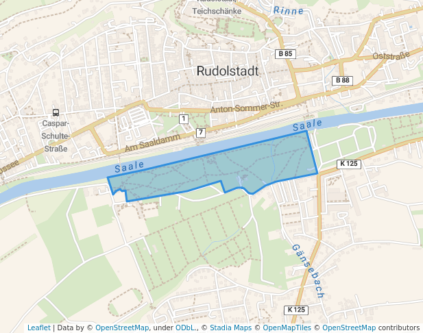Heinrich-Heine Park in Rudolstadt | Map and Routes
