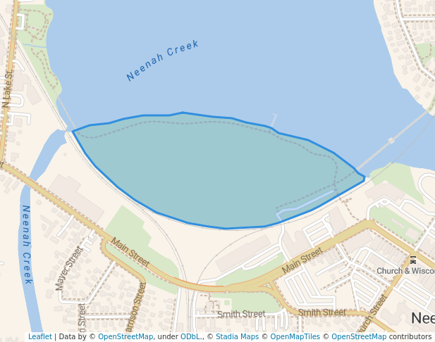 Arrowhead Park in Neenah | Map and Routes