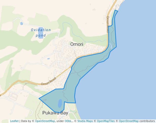 Omori Scenic Reserve in Omori | Map and Routes