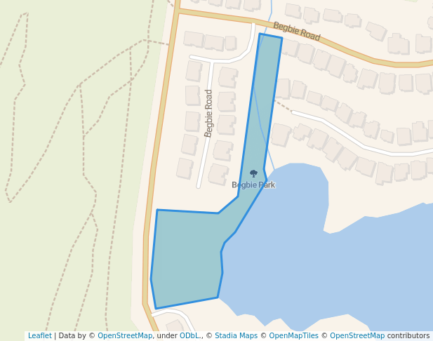 Begbie Park in Kelowna | Map and Routes