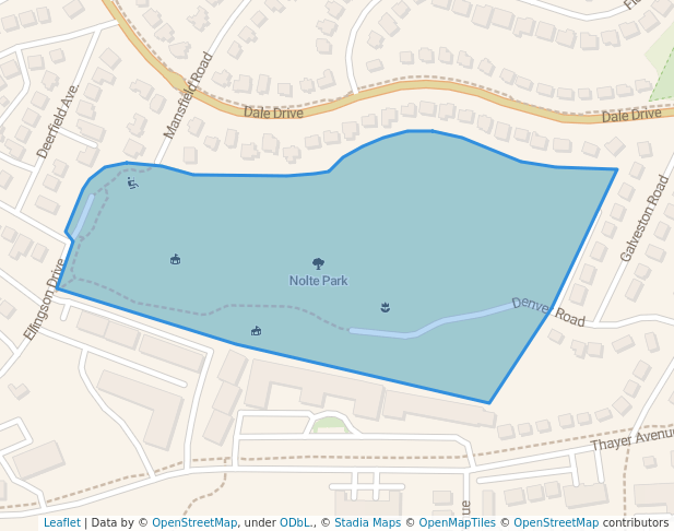 Nolte Park in Silver Spring | Map and Routes