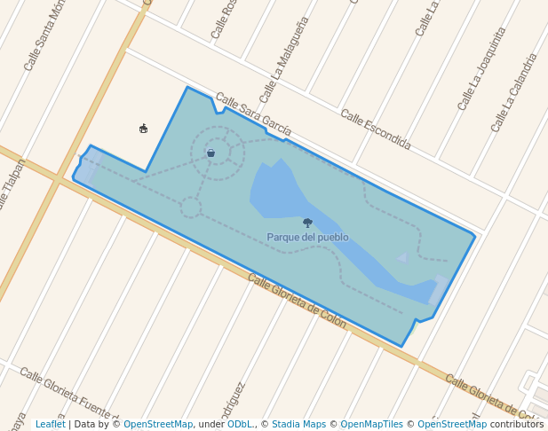 Parque del pueblo in Nezahualcóyotl | Map and Routes