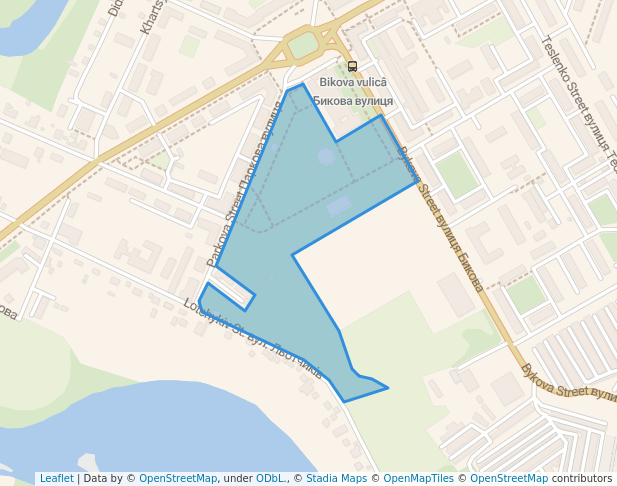 Саксаганський парк in Kryvyi Rih | Map and Routes